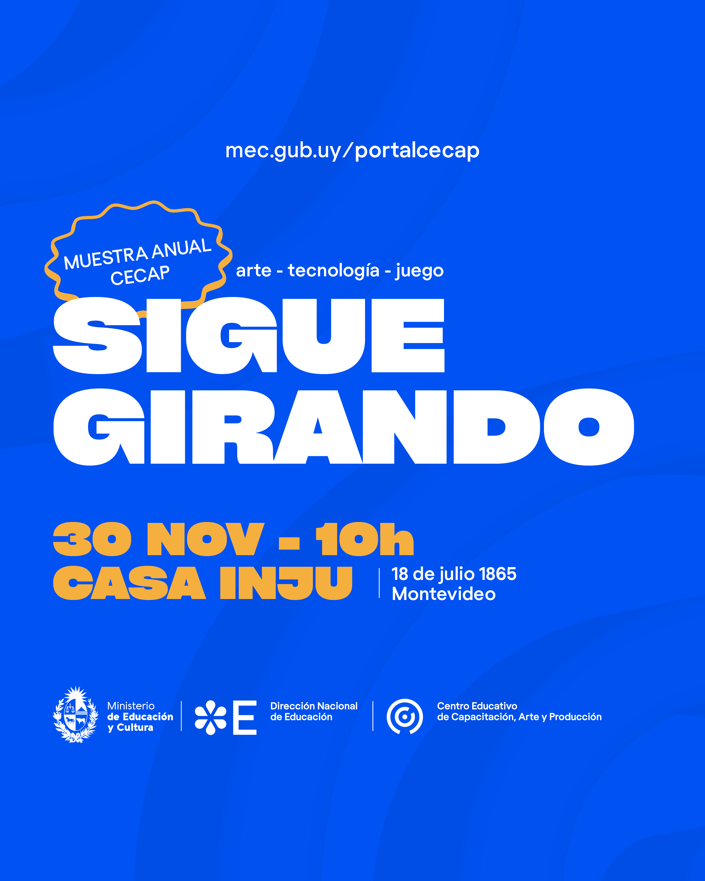 "Sigue girando" - Muestra de fin de año 2023 de Cecap | MEC